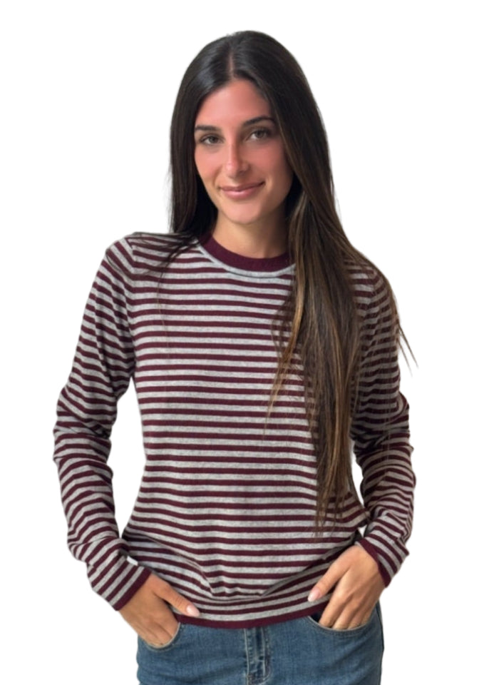 Supima Cotton Striped Sweater – alist100